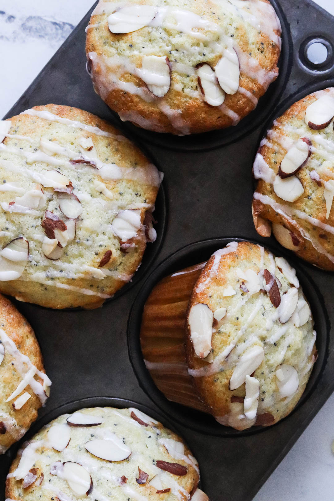 Almond Poppy Seed Muffins - Salted & Sweet